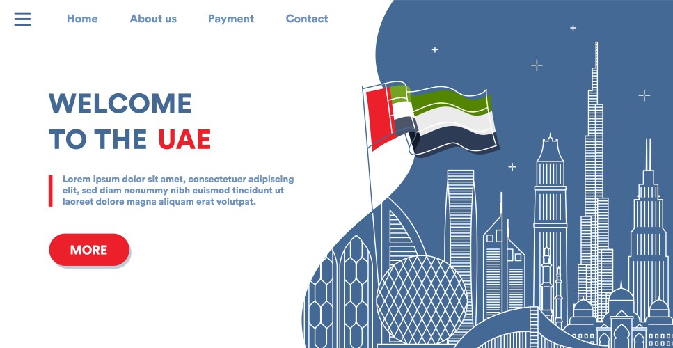 Welcome multilayer lettering decor Royalty Free Vector Image