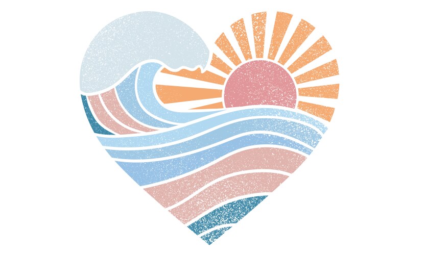 Ocean Waves Sunset Drawing Vector Images (over 1,800)