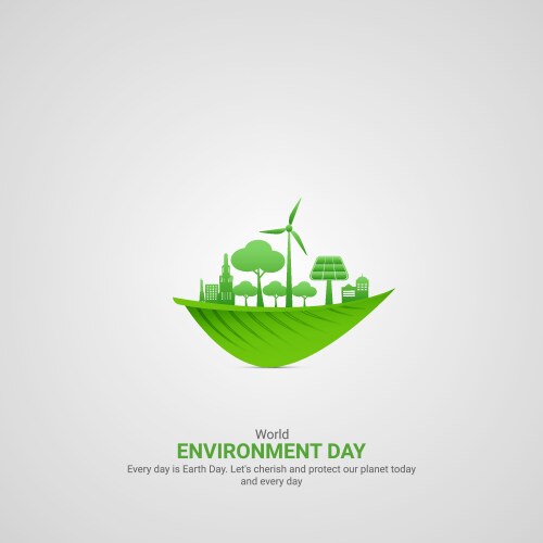 World environment day Royalty Free Vector Image