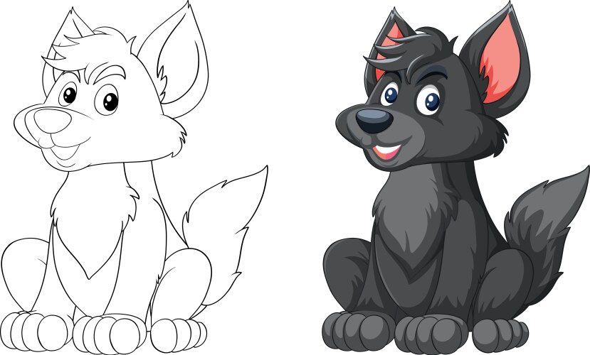 Uncolored Animal Vector Images (over 230)