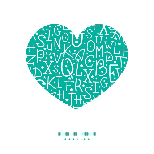 Letter Alphabet Heart Shaped Vector Images (over 3,100)