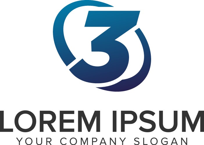 Number 3 Logo Vector Images (over 4,700)