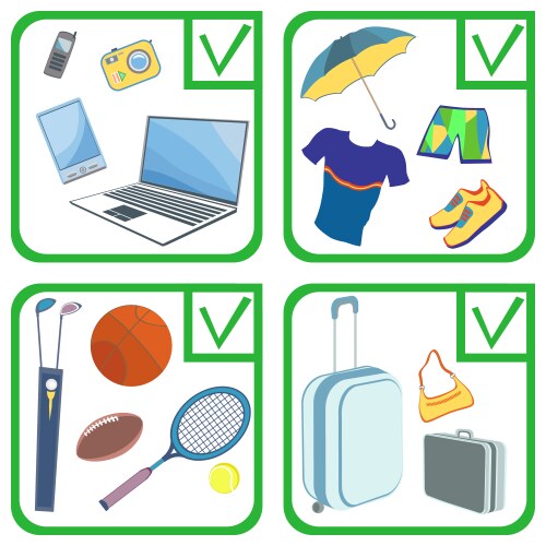 Personal Things Vector Images (over 4,200)