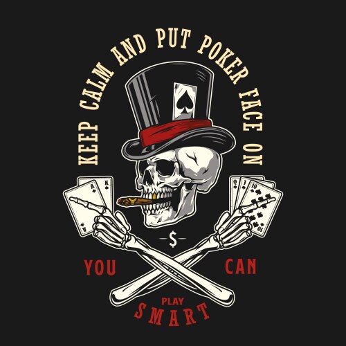 Skull Fisherman Vintage Art – Royalty-Free Vector | VectorStock