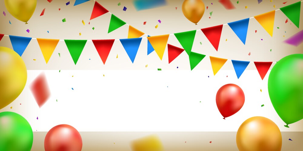 Party celebration background Royalty Free Vector Image