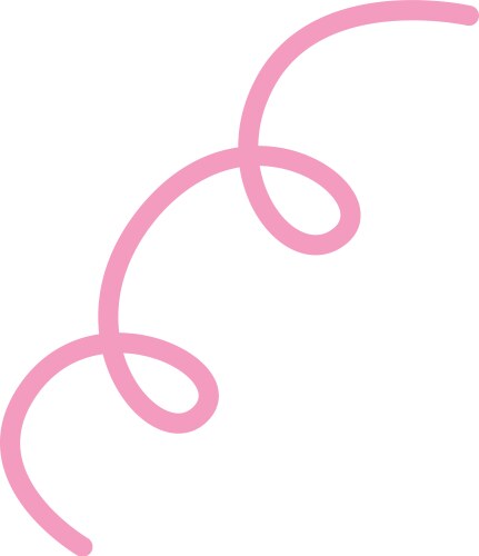 Curved symbol line Royalty Free Vector Image - VectorStock