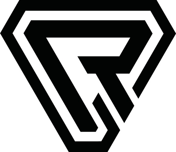 Initial dd logo design with cool style Royalty Free Vector