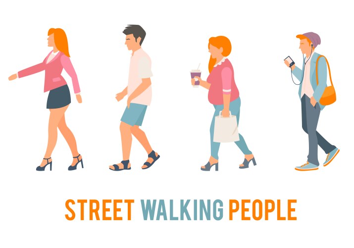 Walking Vector Images (over 210,000)