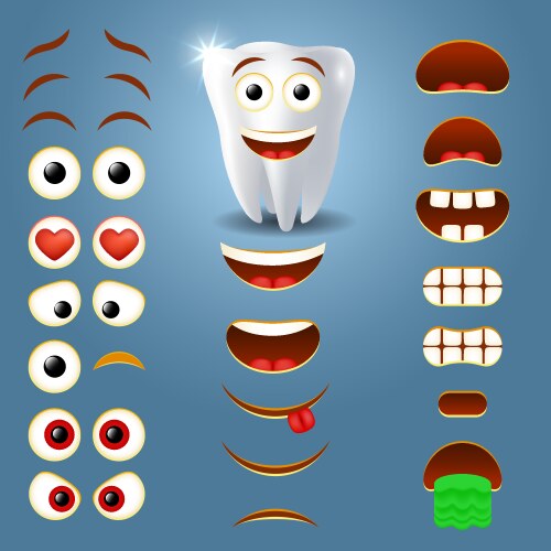 Light bulb emoji maker emoticon creator Royalty Free Vector