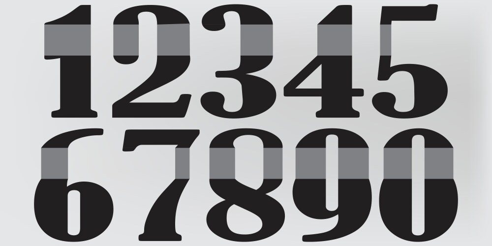 Numbers Royalty Free Vector Image - VectorStock