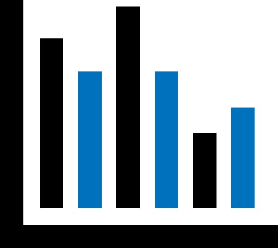 Monitor icon logo design template isolated Vector Image