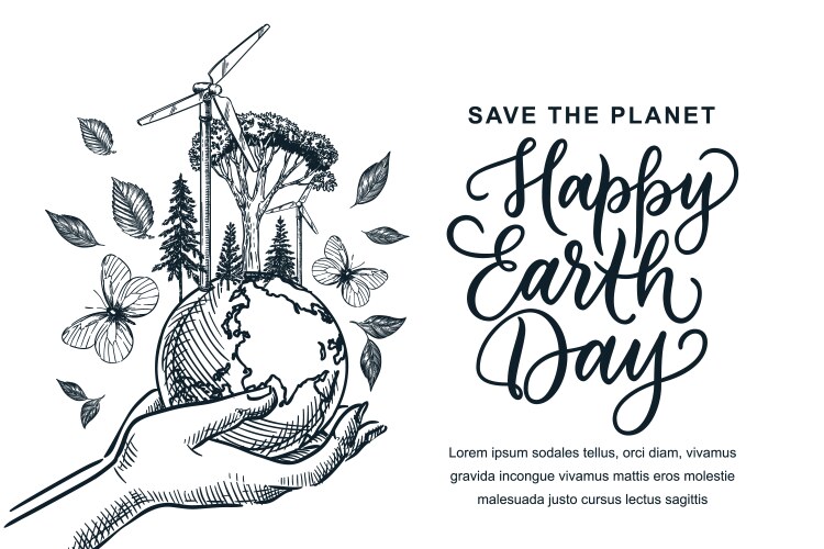 Happy Environment Day Drawings Vector Images (over 1,800)