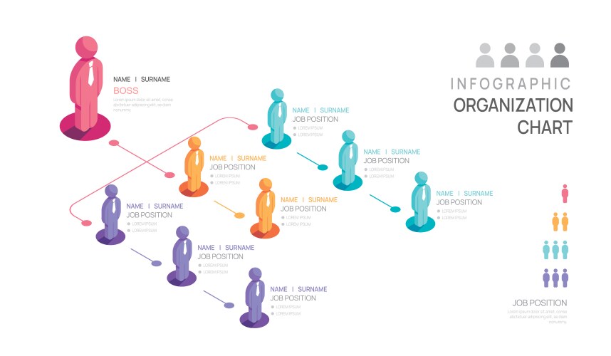 Connected dot infographic chart design template Vector Image