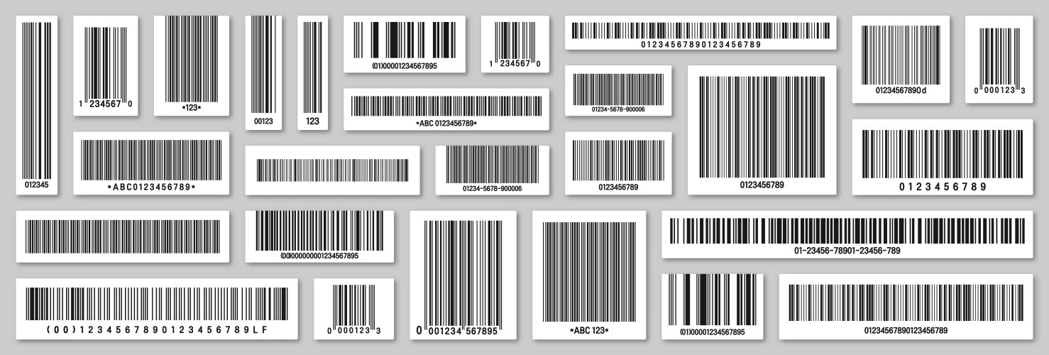 Qr codes barcodes Royalty Free Vector Image - VectorStock