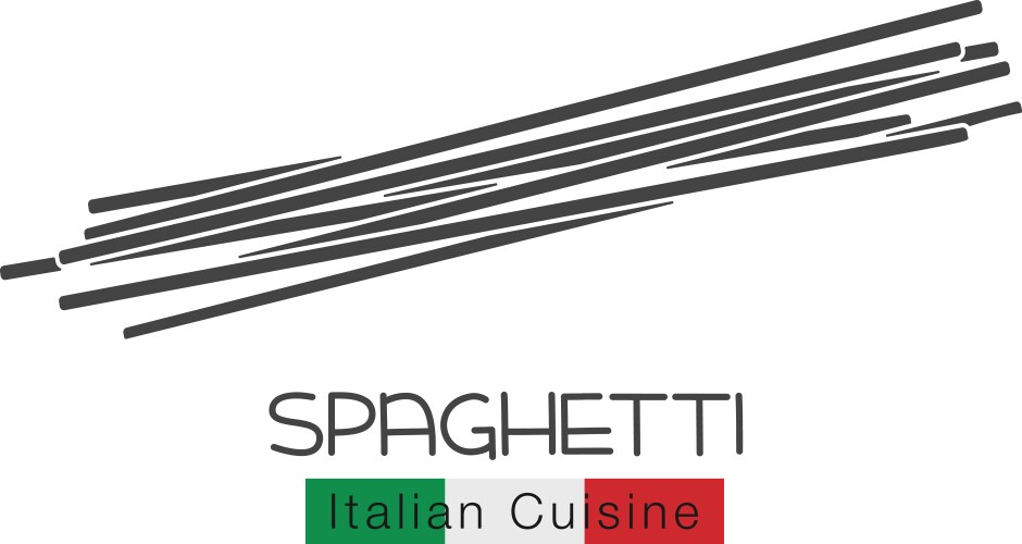 Conchiglie pasta outline icon Royalty Free Vector Image