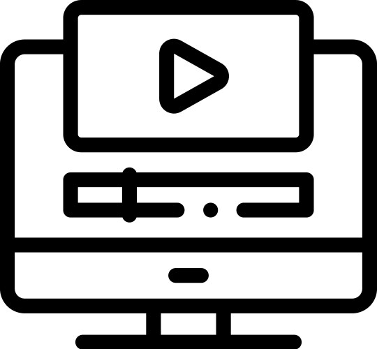 Arrows icon thin linear style design isolated Vector Image