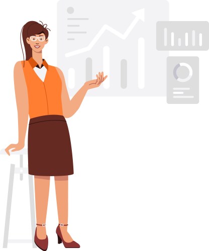 Basic rgbcharacter based flat of busi Royalty Free Vector