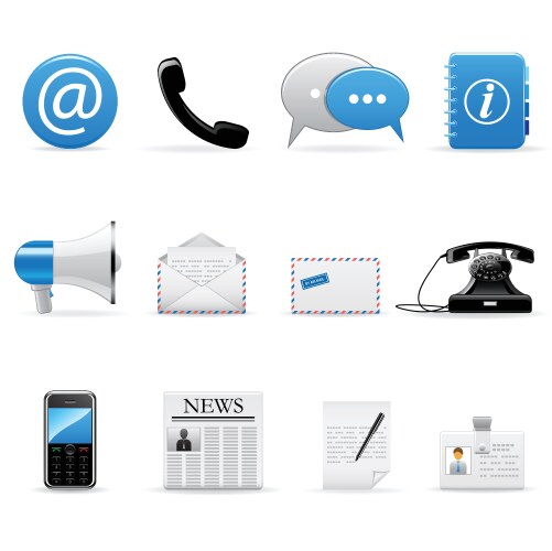 Phone Email Web Icons Vector Images (over 34,000)