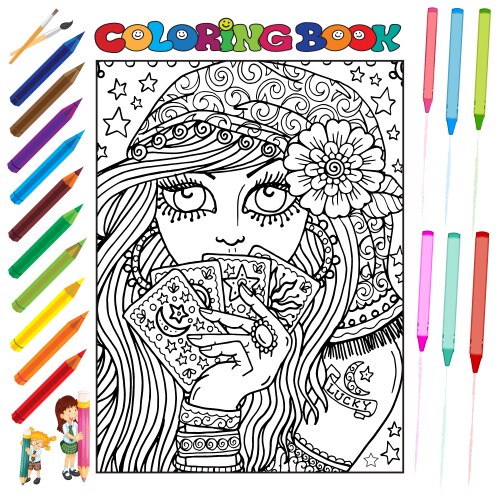 Coloring page Royalty Free Vector Image - VectorStock
