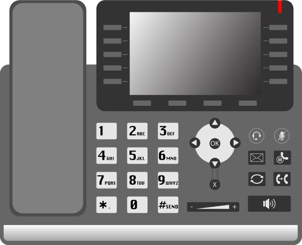 Voip ip concept Royalty Free Vector Image - VectorStock