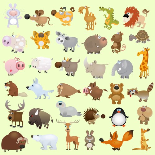 Cartoon Collection Vector Images (over 910,000)