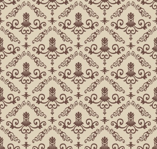 Decorative wallpaper pattern Royalty Free Vector Image