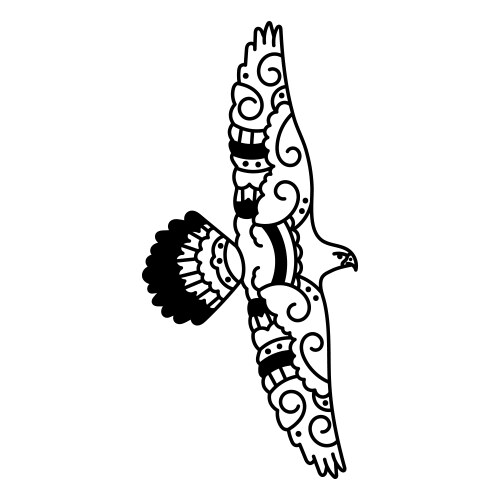 Mandala Eagle Pattern Vector Images (over 430)