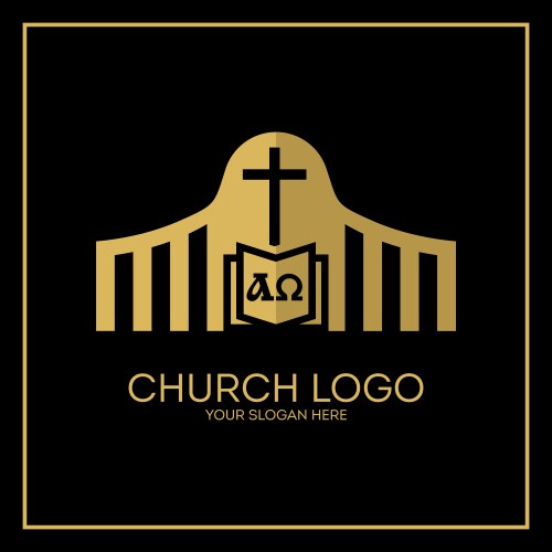 Greek letter- alpha and omega Royalty Free Vector Image