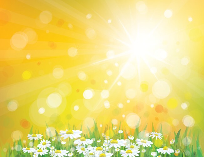 Spring background Royalty Free Vector Image - VectorStock