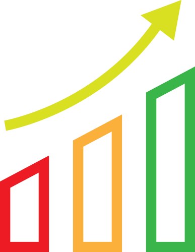 Monitor icon logo design template isolated Vector Image