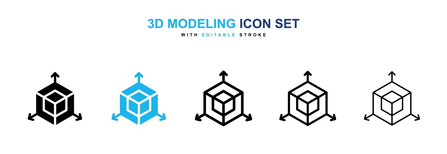 Modeling Icon Vector Images (over 310,000)
