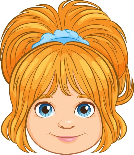 Girl having running nose Royalty Free Vector Image