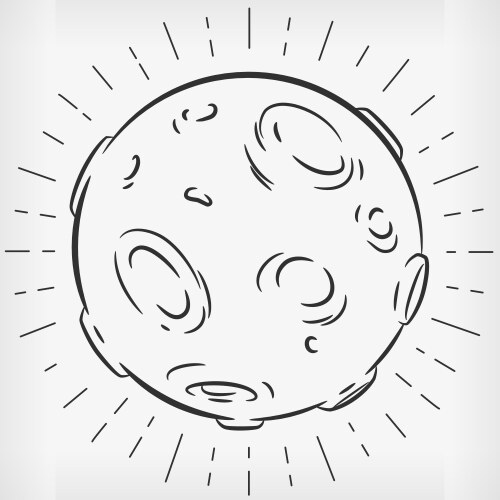 Moon Outline Vector Images (over 55,000)