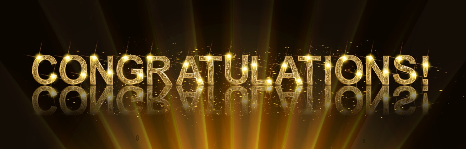 Congratulations Gold Vector Images (over 76,000)