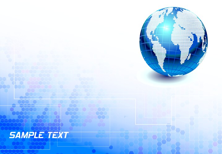 Earth map background Royalty Free Vector Image