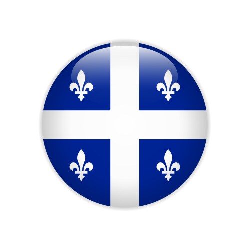 Quebec Round Flag Vector Images (90)