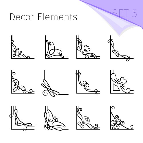 Floral Corner Vector Images (over 37,000)