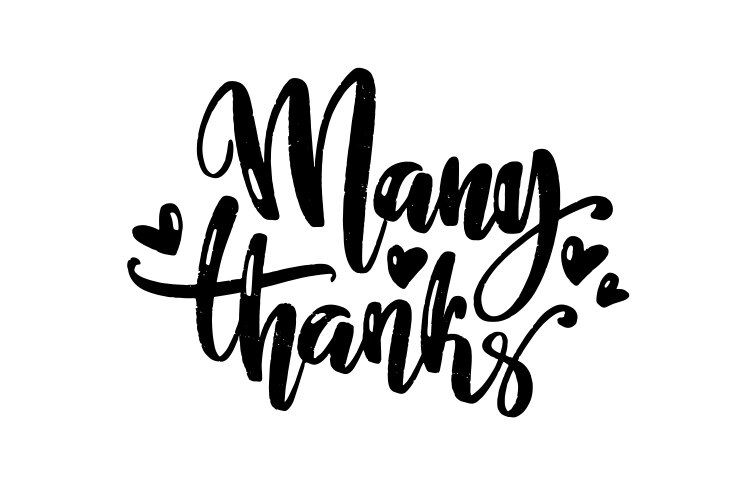 Many Thanks Vector Images (over 400)