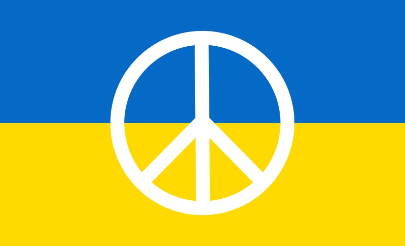 Peace symbols collage fine Royalty Free Vector Image