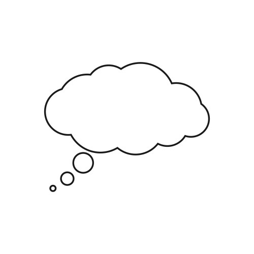 Thinking Cloud Vector Images (over 41,000)