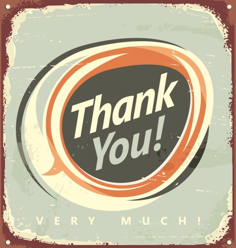 Free Thank You Vector Images (over 400)