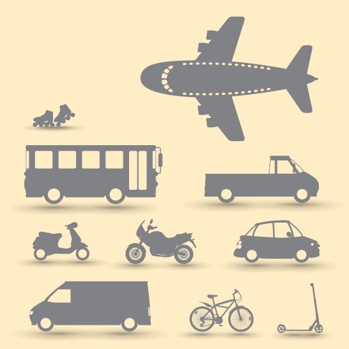 Traffic vehicles Royalty Free Vector Image - VectorStock