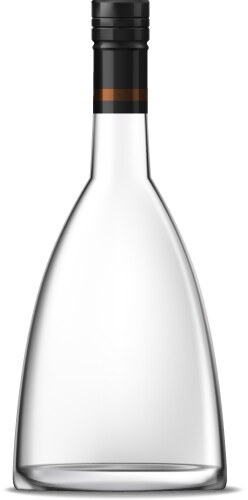 Alcohol drink in bottle Royalty Free Vector Image