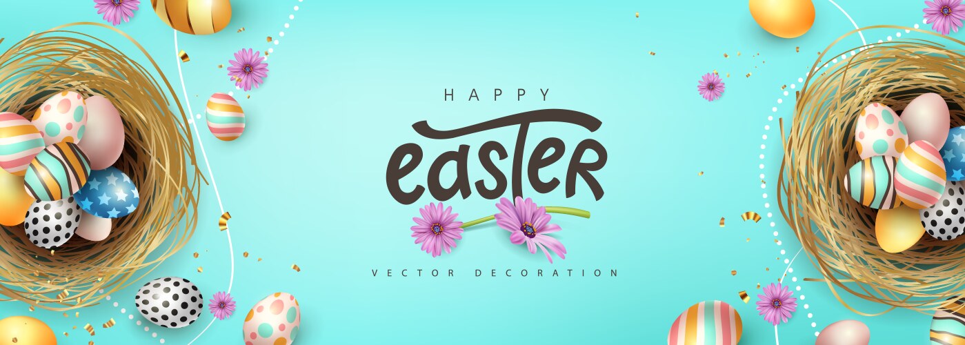 Happy holi festival for banner background Vector Image