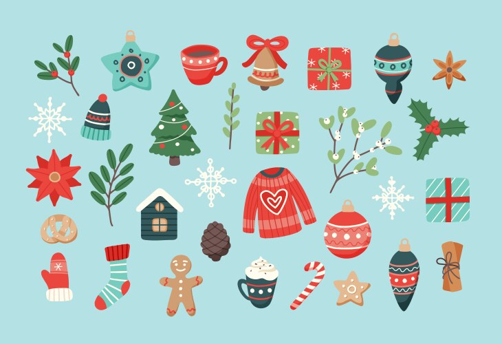 Cute Christmas Vector Images (over 270,000)
