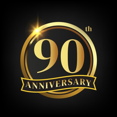 Golden human brain logo icon Royalty Free Vector Image