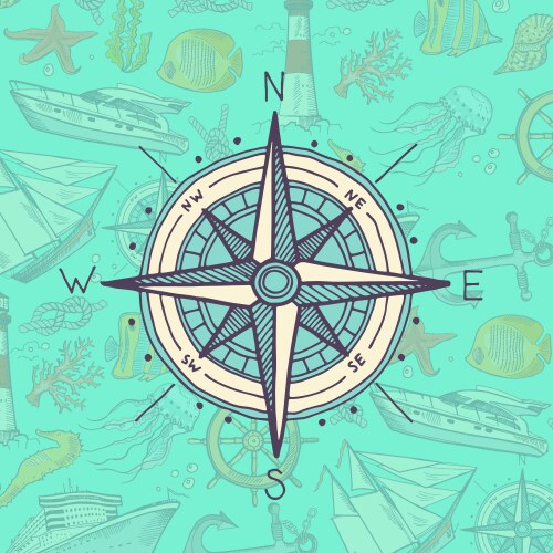 Compass Sketch Vector Images (over 7,100)