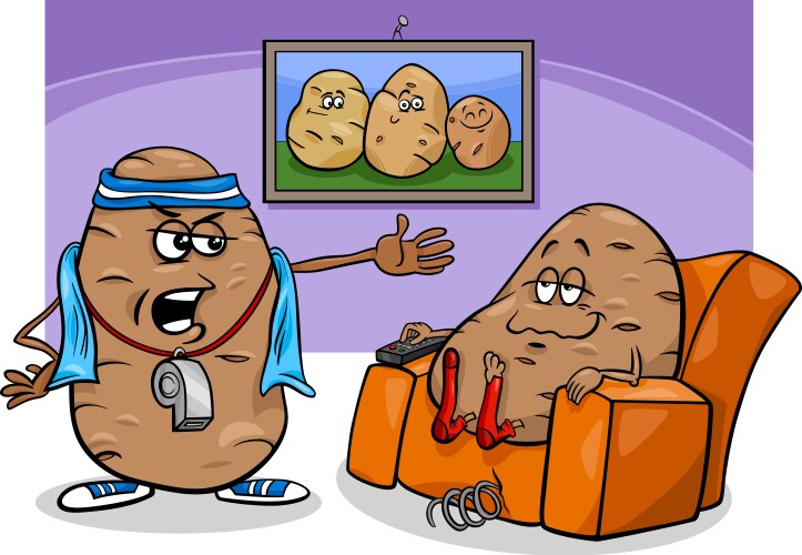 Couch Potato Cartoon Vector Images (97) Couch Potato Cartoon Vector Images (97)
