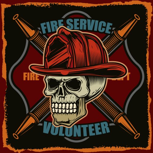 Skeleton firefighter Vector Images & Graphics for Commercial Use ...