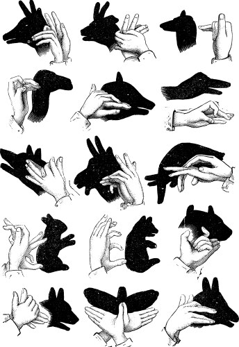 Hand Shadows Wolf Vector Images (70)